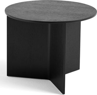 HAY Slit Beistelltisch Holz 45 x 35.5 cm Schwarz