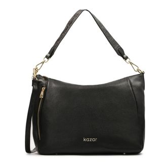 Kazar Schwarze Schultertasche mit lockerer Passform - - Bags - Damen - Schwarzk - ONE SIZE