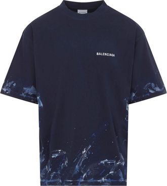 Balenciaga T-Shirt - Dunkelblau