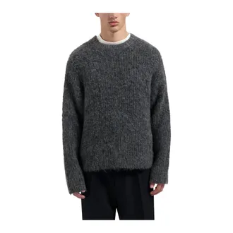 Olaf Hussein Herren, Strickwaren, Grau, LGr&ouml;&szlig;e