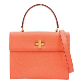 Celine Sac &agrave; main Vintage Pre-owned - Femme - Pre-owned - Orange - Taille: ONE Size