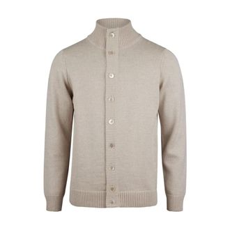 Stenströms Homme, Pulls, Beige, Taille: M Cardigan en grosse laine mérinos