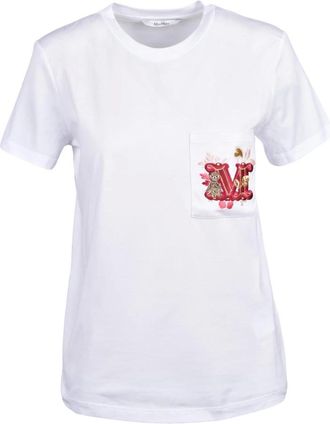 Max Mara Femme, Tops, Blanc, Taille: 38 FR Nunzio T-shirt