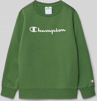 Champion Sweatshirt mit Label-Print