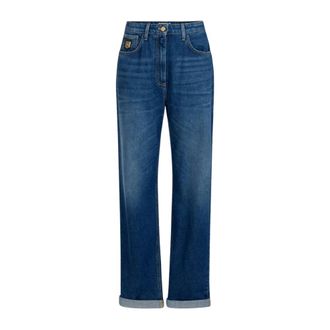 Elisabetta Franchi Damen, Jeans, Blau, W28Gr&ouml;&szlig;e