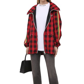 Palm Angels Mens Multicolor Polyamide Shell Jacket Clothing