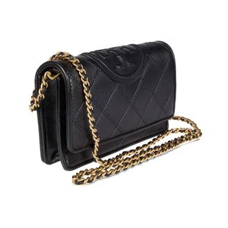 Tory Burch Fleming Soft Chain Wallet - - Bags - Damen - Schwarzk - ONE SIZE