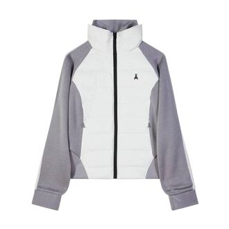 Patrizia Pepe Kurze Daunenjacke - - Sweatshirts & Hoodies - Damen - Grau - M