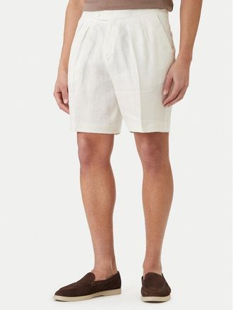 HUGO BOSS Stoffshorts H-Perin 50561858 Wei&szlig; Tapered Fit