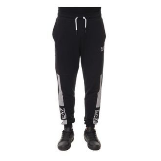 Emporio Armani Stretch-Overallhose mit Streifen - - Trousers - Herren - Schwarzk - 2XL