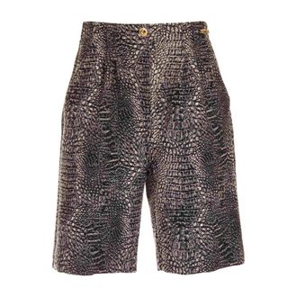 Roberto Cavalli Shorts d&eacute;contract&eacute;s - Femme - Shorts - Multicolore - Taille: 36 FR