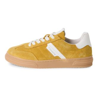 Tamaris Damen Schn&uuml;rhalbschuh in gelb - Gr. 41