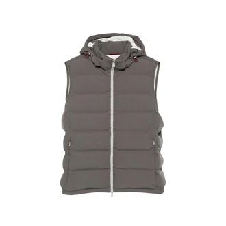 Brunello Cucinelli Gesteppte Weste - - Jackets - Herren - Grau - S