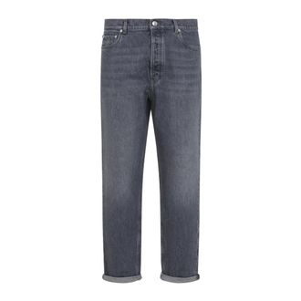 Brunello Cucinelli Gerades Jeans - - Jeans - Herren - Grau - L