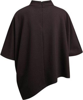 Smith & Soul Kurzarmpullover mit asymmetrischem Saum, oversize