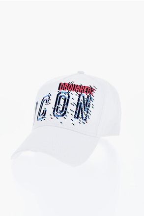 Dsquared2 ICON Solid Color Cap with Printed Logo size Unica