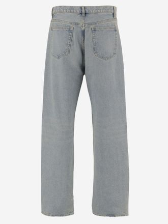 Maison Margiela Paint-Splatter Cotton Denim Jeans - Blue