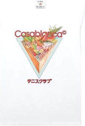 Casablanca Homme, Tops, Blanc, Taille: M Tee-shirt