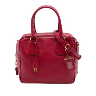 Prada Sacoche Vintage Pr&eacute;-poss&eacute;d&eacute; - Femme - Pre-owned - Rouge - Taille: ONE Size