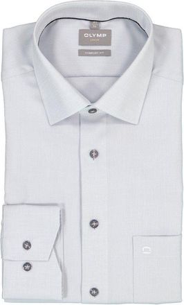 Olymp Herren Hemden grau Baumwolle