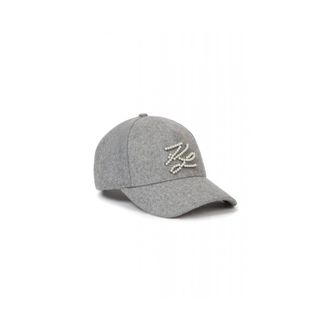 Karl Lagerfeld unisex, Accessoires, Gris, Taille: ONE Size Casquette B3W33005