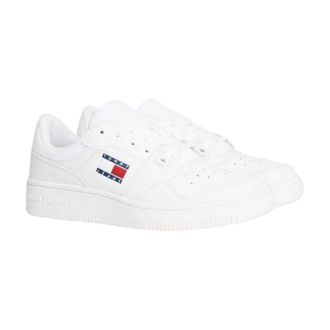 Tommy Jeans Retro Sneaker f&uuml;r Damen, Leder (Wei&szlig;)