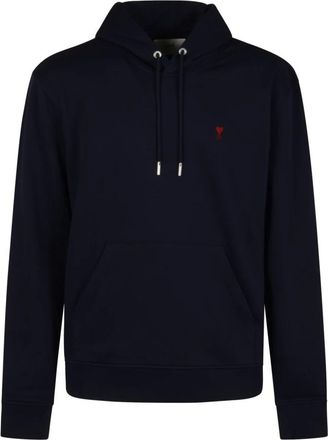 Ami Homme, Sweatshirts et sweats &agrave; capuche, Bleu, Taille: XL De Coeur Sweat &agrave; capuche
