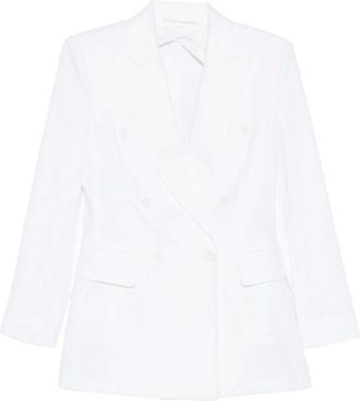 Max Mara Femme, Vestes, Blanc, Taille: 34 FR Pagella Blazer