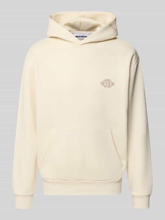 Review Relaxed Fit Hoodie aus Baumwoll-Mix mit Logo-Print