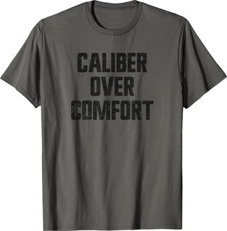 The Salty Veteran Caliber Over Comfort 2. Zusatzartikel zum Tragen, verdeckt T-Shirt