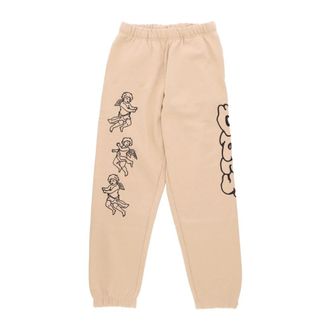 Obey Cherubs Fleece-Sweatpants mit Taschen - - Trousers - Herren - Beige - XL
