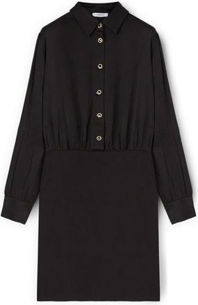 Motivi Femme, Robes, Noir, Taille: 36 FR Robe-chemise Bicolore