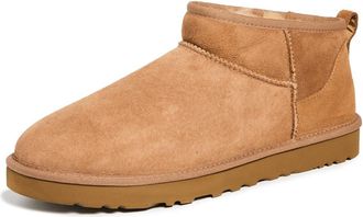 UGG Herren Klassische Ultra-Mini-Hausschuhe, Braun, 45 EU
