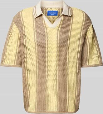 Jack & Jones Strickshirt mit Polokragen Modell ACAPULCO