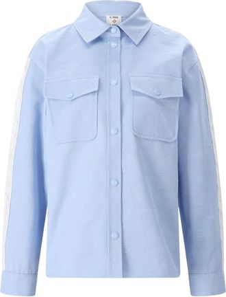 Casablanca Femme, Blouses et Chemises, Bleu, Taille: 42 FR Chemises