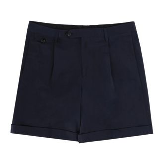 Lardini Cotton-tailored Shorts - - Shorts - Herren - Blau - M