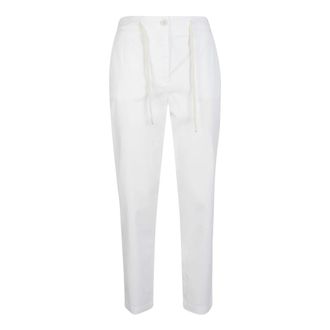 Eleventy Slim-fit Hosen - - Trousers - Damen - Wei&szlig; - XL