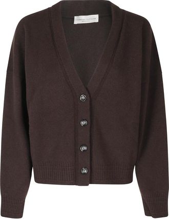 Roberto Collina Cardigan ML - Femme - Pulls - Brun - Taille: 40 FR