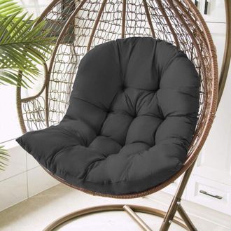 Gabrielle Coussins de chaise hamac suspendus, coussins de chaise hamac, coussin de si&egrave;ge pivotant, dossier de chaise suspendu nid &eacute;pais avec oreiller, hamm