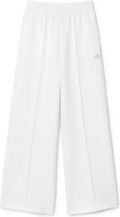 Lacoste Femme, Pantalons, Blanc, Taille: 36 FR Pantalon de survêtement en coton