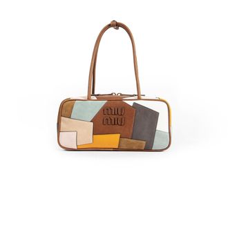 Miu Miu Beau Leather Patchwork Bag