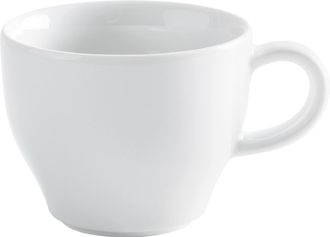 Kahla 215125A90021C Caf&eacute; Sommelier Cappuccino Italiano-Obertasse 0,18 l | wei&szlig;e Cappuccinotasse aus Porzellan