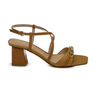 Albano Femme, Chaussures, Brun, Taille: 39 EU Sandale &agrave; talon haut Te26