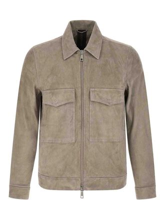 Giorgio Brato Blouson En Cuir - Gris