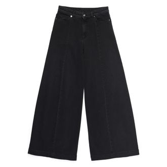 Nine In The Morning Wide Jeans - - Jeans - Damen - Schwarzk - W27