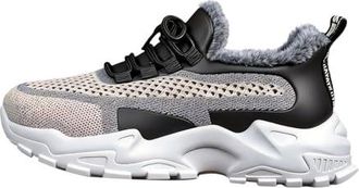 Generic Baskets Femme Chaussures de Sport Marche dhiver avec Doublure en Peluche Chaussures de Course Semelle Antid&eacute;rapante Chaude L&eacute;g&egrave;res Fitness Sneakers D&eacute;