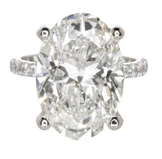 Verde 7ct IGI Certified Lab-grown Oval Cut Diamond Ring