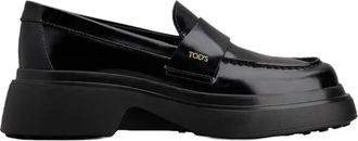 Tod's Tods Loafer - Flat Shoes Black - Gr. 35 (EU) - in Schwarz - für Damen