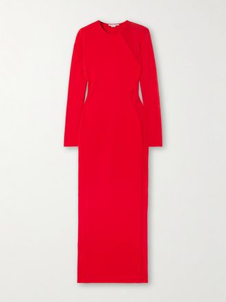 Stella McCartney Miracle Midikleid Aus Strick - Rot