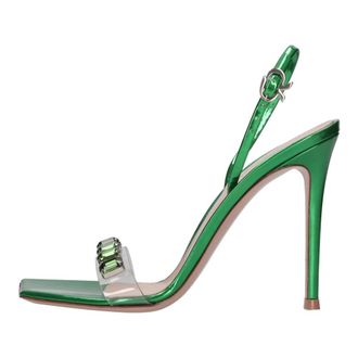 Gianvito Rossi Femme, Chaussures, Vert, Taille: 37 EU Sandales Vertes